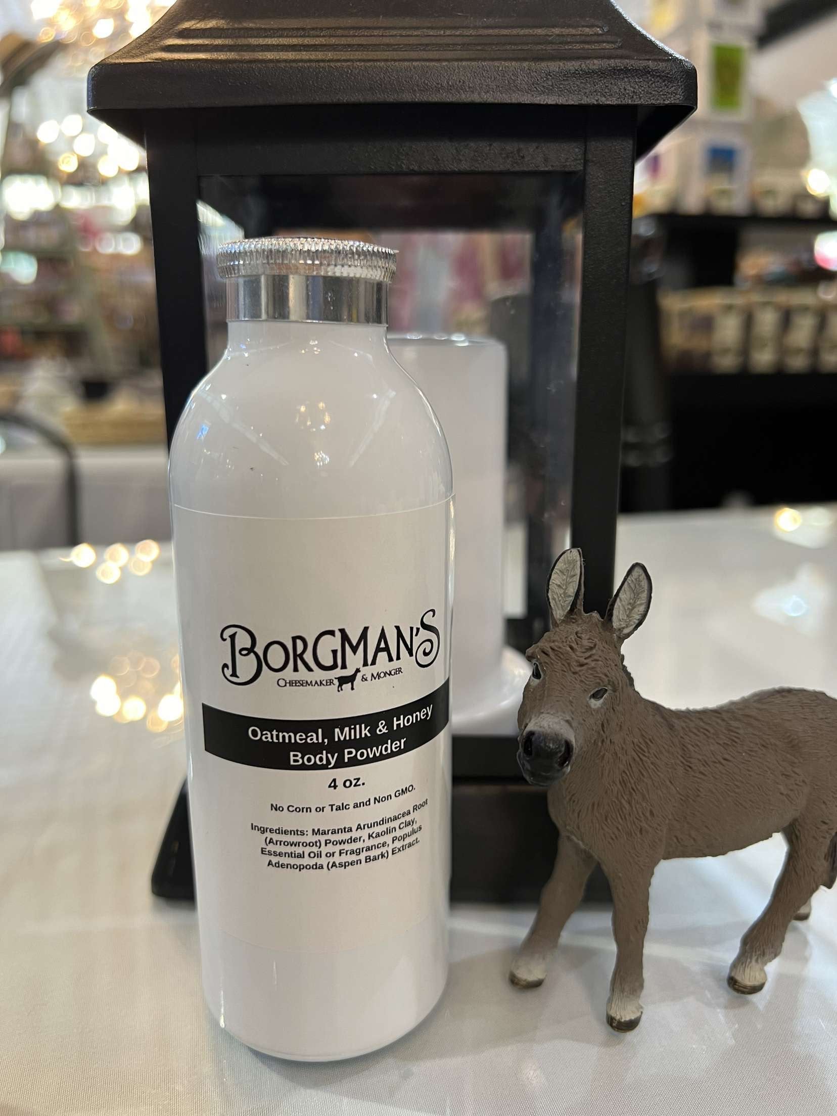 Oatmeal, Milk and Honey Body Powder | Borgman's Dairy Farm